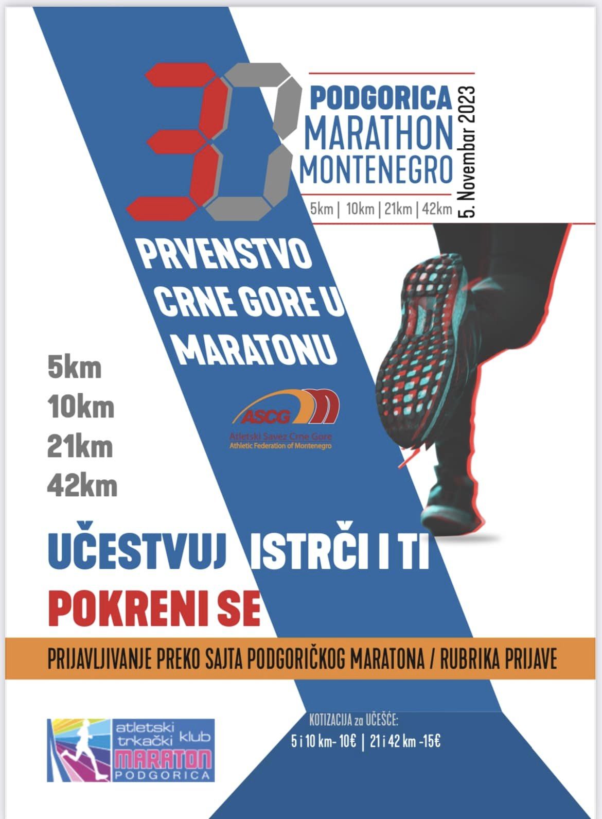 30. Podgorički Maraton 2023 - ATK Podgorički Maraton